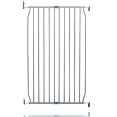 Safetots Extra Tall Eco Screw Fit Baby Gate, Grey, 70cm - 80cm, Extra ...