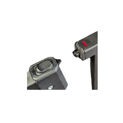 Safetots Extra Tall Elite Safety Gate, 161cm - 170cm, Matt Black, Extra Tall 96.8cm in Height ...