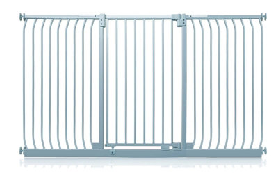 Safetots Extra Tall Elite Safety Gate, 197cm - 206cm, Matt Grey, Extra ...