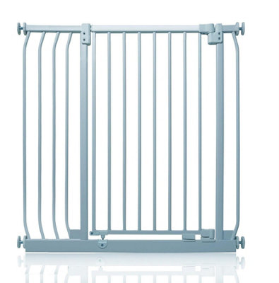 Safetots Extra Tall Elite Safety Gate, 89cm - 98cm, Matt Grey, Extra Tall 96.8cm in Height ...