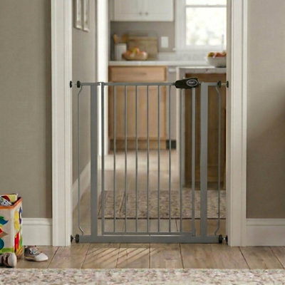Safetots Extra Tall Metal Safety Gate Pressure Fit, 120.3cm - 127.9cm ...