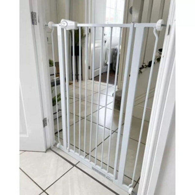 Safetots Extra Tall Metal Safety Gate Pressure Fit, 75cm - 82.6cm ...