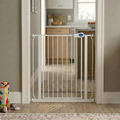 SAFETOTS EXTRA TALL METAL SAFETY GATE PRESSURE FIT, 94.3CM - 101.9CM ...