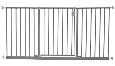 Safetots Extra Wide Hallway Gate, 147cm - 152cm, Matt Grey, Pressure ...