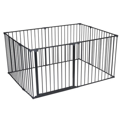 Safetots Premium Multi Panel Play Den, 105cm x 144cm, Black, 70cm High ...