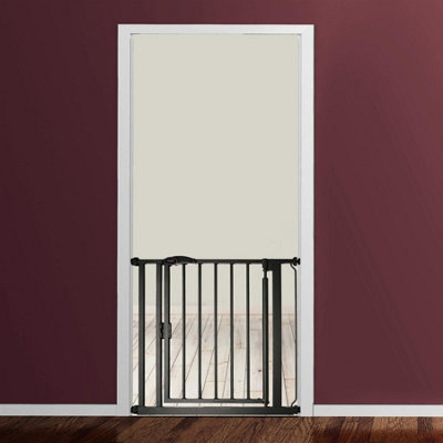 Safetots Pressure Fit Self Closing Stair Gate, 125.4cm - 132.4cm, Matt ...