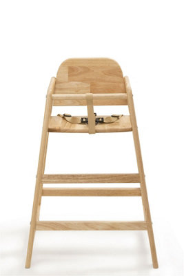 Safetots Simply Stackable Wooden High Chair, Natural, Highchair for ...