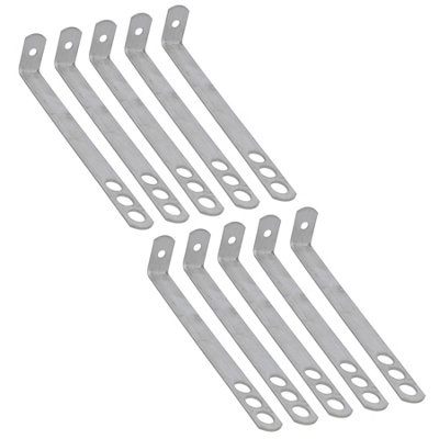Safety End Frame Clamp Cramp 38mm x 200mm Stainless Steel Wall Tie 10PK