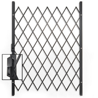 SAFTA Single Metal Expanding/Retractable Security Gate Barrier Grille ...