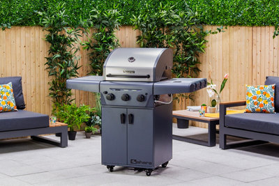 Sahara Performer 3 Burner Gas Barbecue