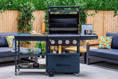 Sahara X475 4 Burner Gas Barbecue
