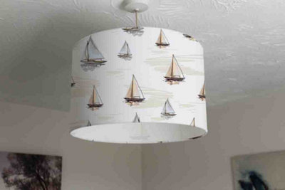 sailboat silhouettes (Ceiling & Lamp Shade) / 25cm x 22cm / Ceiling ...