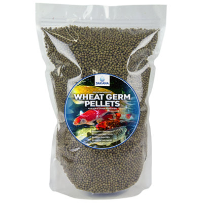 Sakana 10kg Premium Wheat Germ Koi Pellets Complete High-Fat Cold Water ...