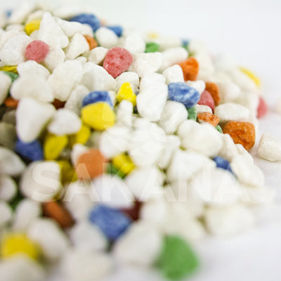 Sakana 2.5kg Rainbow Mix Aquatic Fish Gravel - Premium Aquarium Tank ...