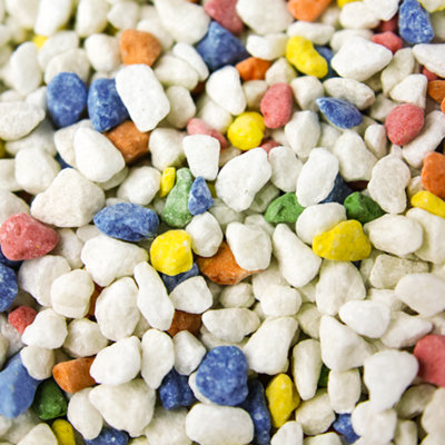 Sakana 5kg Rainbow Mix Aquatic Fish Gravel - Premium Aquarium Tank Pond ...