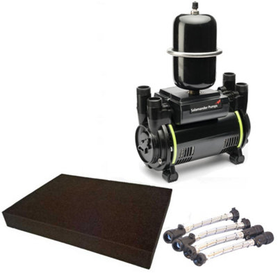 Salamander CT80BU 2.6 Bar Twin Impeller Universal Regenerative Shower ...