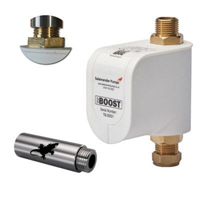Salamander TAPBOOST Single Outlet Booster Pump + 1/2" 0-15L Water ...