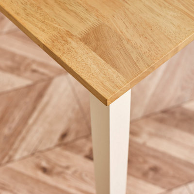 Salcombe Extending Rectangular Wooden Table with 2 Whitby Chairs & 1 ...