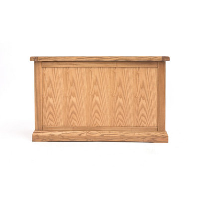 Salerno Light wood Blanket Box Ottoman