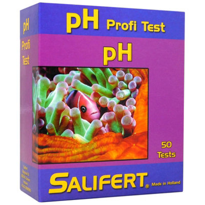 SALIFERT pH PROFI TEST KIT FOR SALTWATER MARINE (50 TESTS) FISH TANK ...