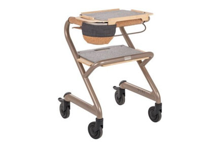 Saljol Indoor Rollator - Large Walker with Tray Mobility Walking Aid