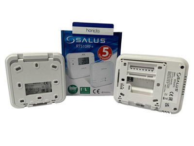 Salus RT510RF+ Wireless Programmable Digital Room Thermostat & Receiver (Replaces RT500RF) '5 ...
