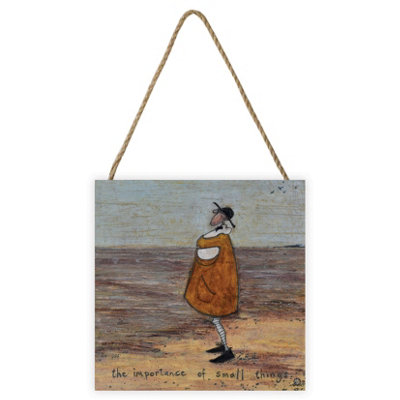 Buy Sam Toft The Importance Of Small Things Wooden Plaque Brown/Grey ...