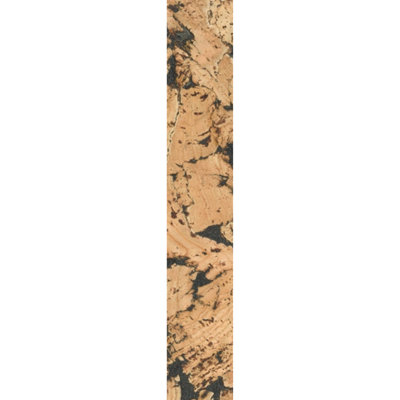 Sample: Beautiful Cork Wall Panels - Black - 1 Strip - 30cm x 5cm (11 ...