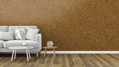 Sample: Beautiful Cork Wall Panels - Natural - 1 Strip - 30cm x 5cm (11 ...