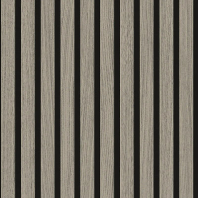 Sample of Contemporary Wood Slat Weathered Oak