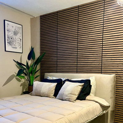 SAMPLE Wallsupply UltrAcoustic Eco Tile Wood Effect Recycled Felt & EPS ...