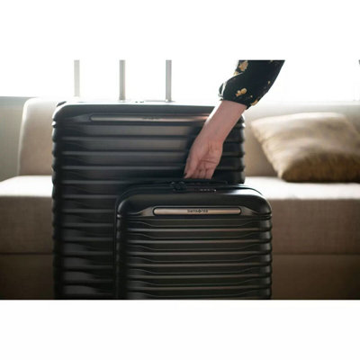 Samsonite Element 2 Piece Hardside Luggage Set Black Lightweight ...