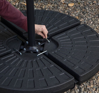 Cantilever umbrella base weights store