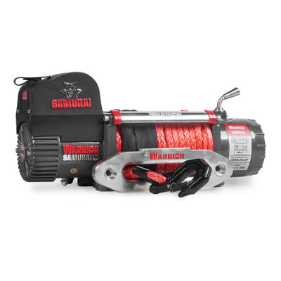 Samurai Next Gen 12000 Electric Winch 12v Synthetic Rope | DIY at B&Q