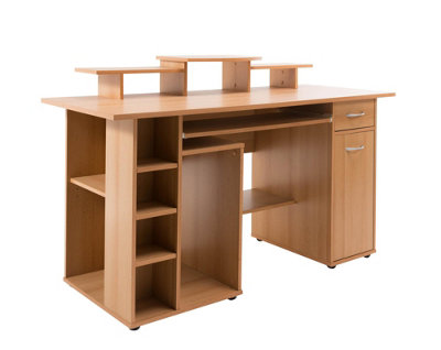 San Diego Computer Desk in Beech