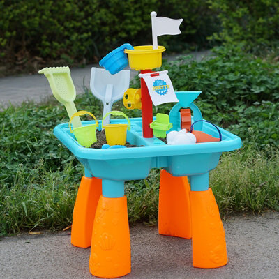 Sand Pit and Water Table Garden Summer Beach Childrens Kids Toy ...