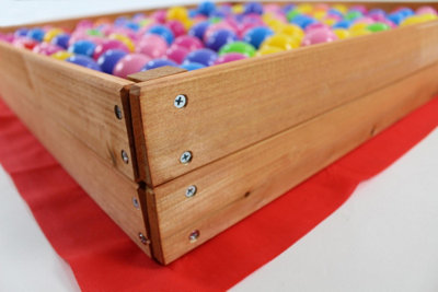 Sand Pit Ball Box Indoor Wooden Child Garden Outdoor Play Sandbox with ...