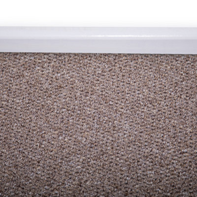 Sand Shade Carpet Berber Loop Durable Hard Wearing Pile 4mm Thick - 4m ...
