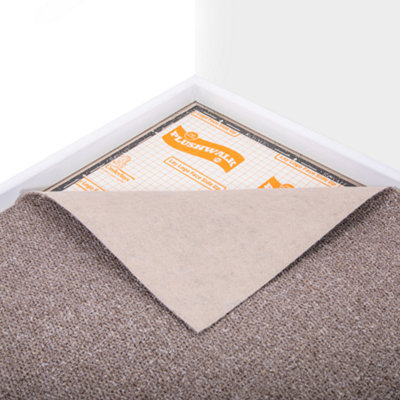 Sand Shade Carpet Berber Loop Durable Hard Wearing Pile 4mm Thick - 5m ...