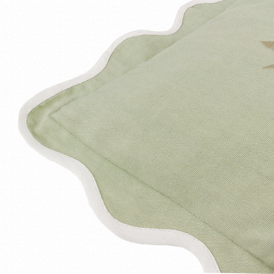 Sanderson Adele Embroidered Floral Embroidered Cushion Cover