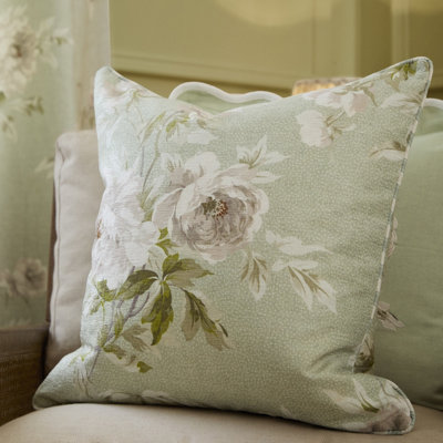 Sanderson Adele Floral Chenille Cushion Cover