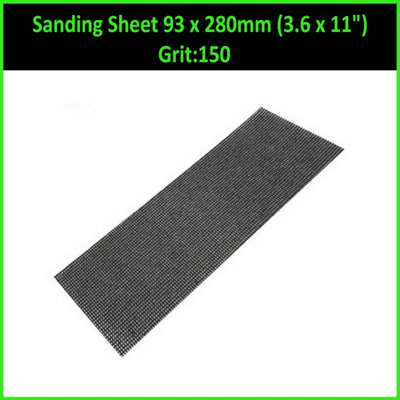 Sanding Sheet Abrasive Mesh Plaster Finish Hand Sander Screen Strips ...