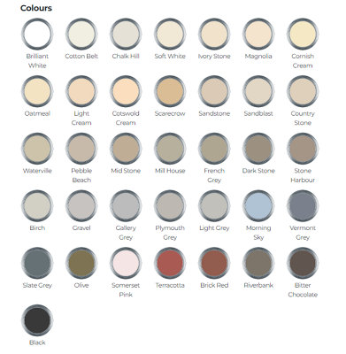 Sandtex Microseal Exterior Smooth Masonry Paint Brilliant White 1L