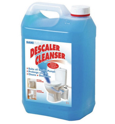 Saniflo Descaler 5 Litre Bottles for Use with Saniflo Products Sani Cleaner