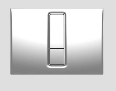SANIT Push plate Ineo Bright chrome for concealed cisterns with small ...