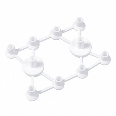 Sanitary Fixing Kit - Plastic Spacers & Supports for Basin, Bidet and ...