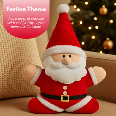 Santa Claus Soft Plush Christmas Decoration - 90cm