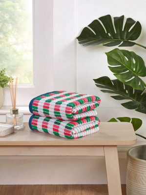 Santa Cruz Bath Sheet Pure Cotton Multi