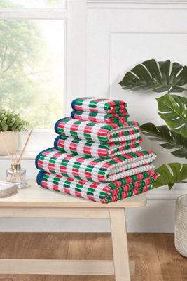Santa Cruz Bath Sheet Pure Cotton Multi