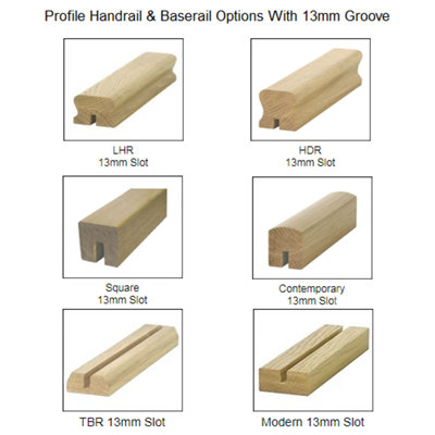 Sapele Handrail LHR 3.0m - 13mm Groove For Square Metal Spindles UK ...